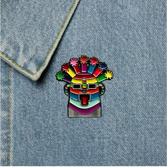 Unbranded | Accessories | Oz Enamel Diablo Huma Pin Mask Exotic Aya ...